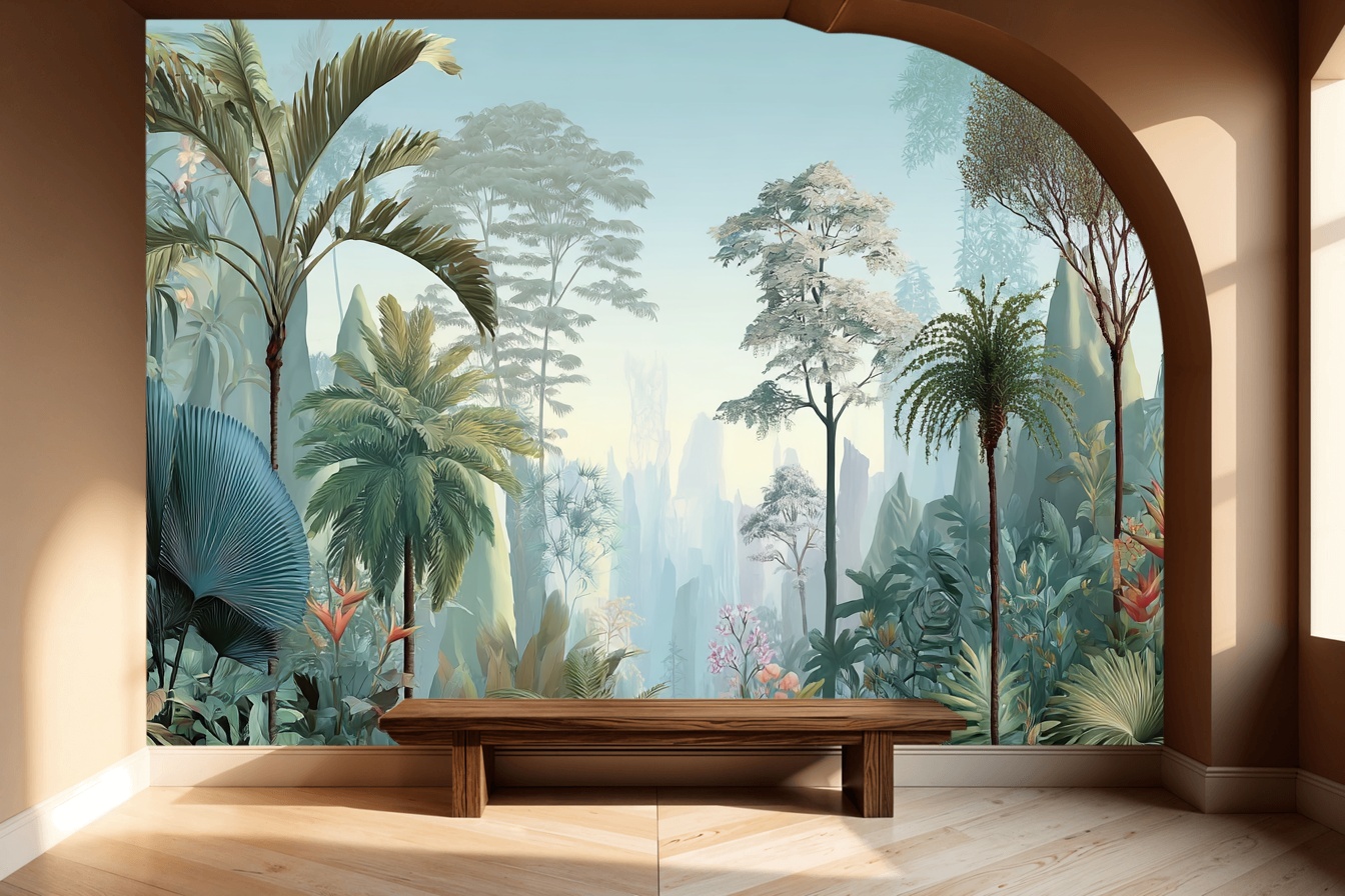 Tropical Dreamscape Wall Mural - Fotobehangwinkel.nl